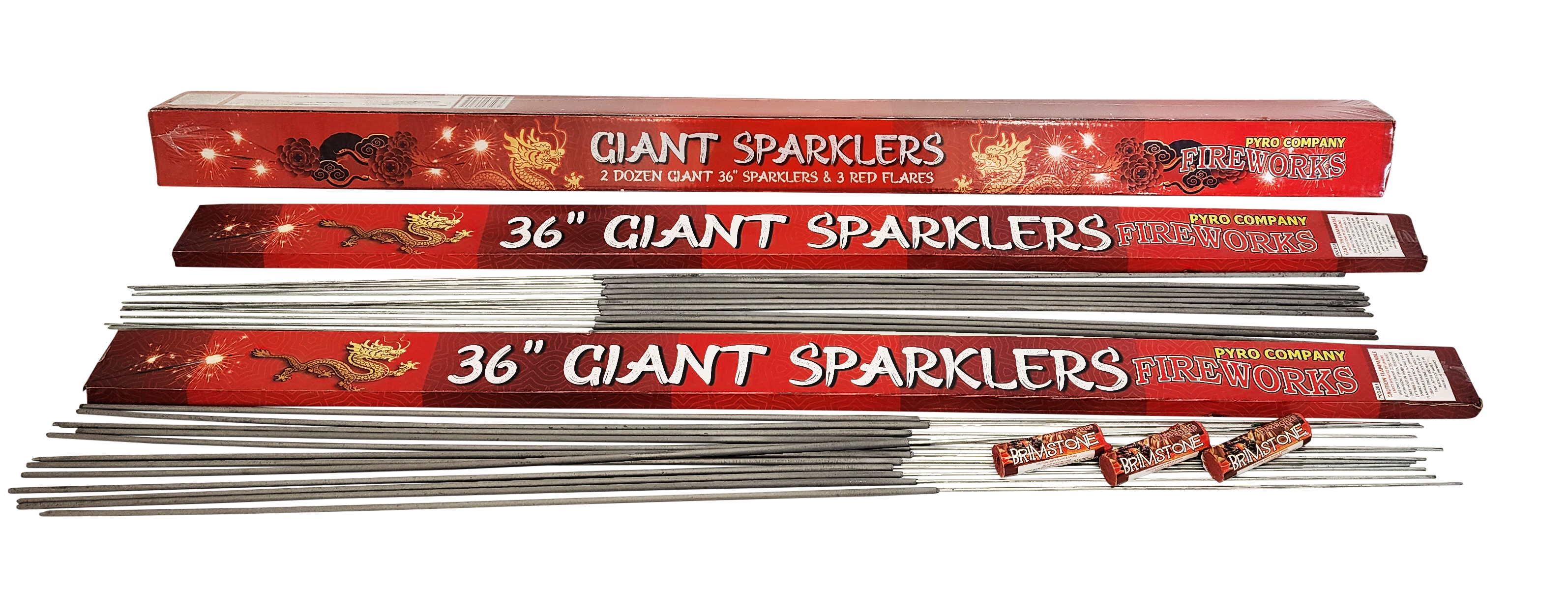 18" Sparkler Pack (3 Dozen) | Pyro Company Fireworks | Auckland Fireworks